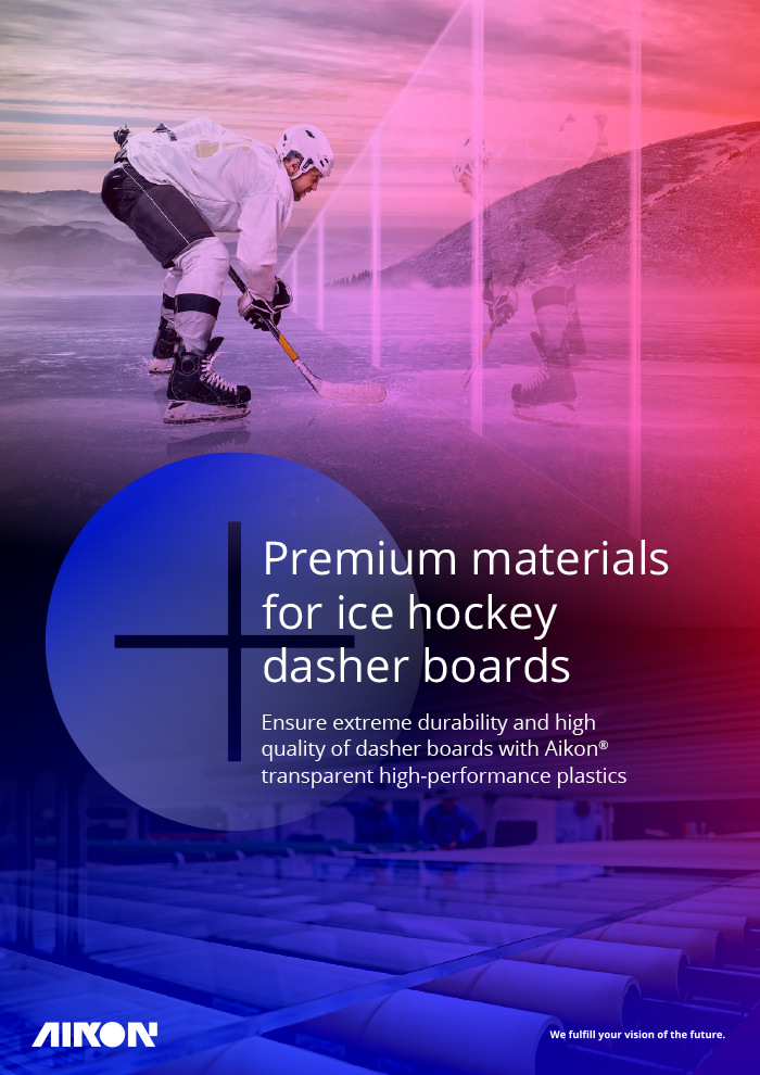 Premium materials for ice hockey dasher boards | Aikon