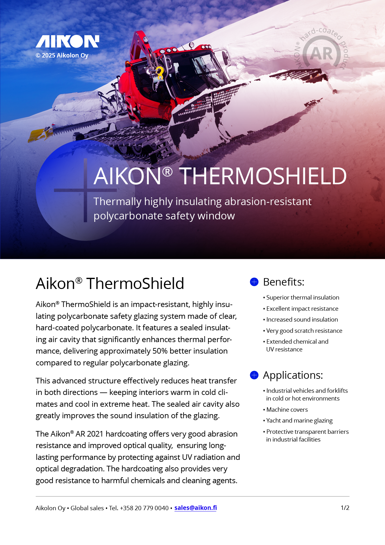 ThermoShield leaflet | Aikon